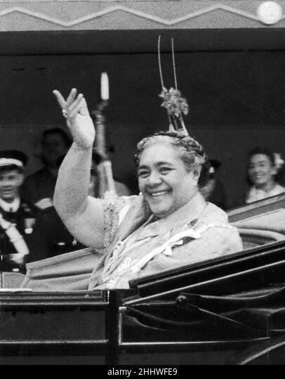 Memories of a Queen…of Tonga. Aunt remembers the Coronation, rain and ...