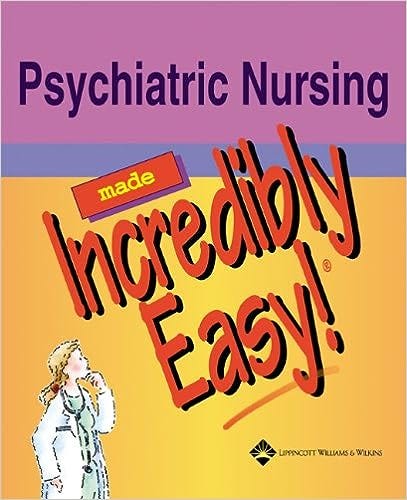 READ/DOWNLOAD$# Psychiatric Nursing Made Incredibly Easy! (Incredibly ...