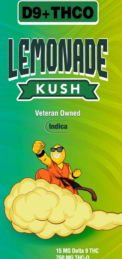 Lemonade Kush Delta 9 and THC-O Vape Cartridge - Elenapatrickofficial ...