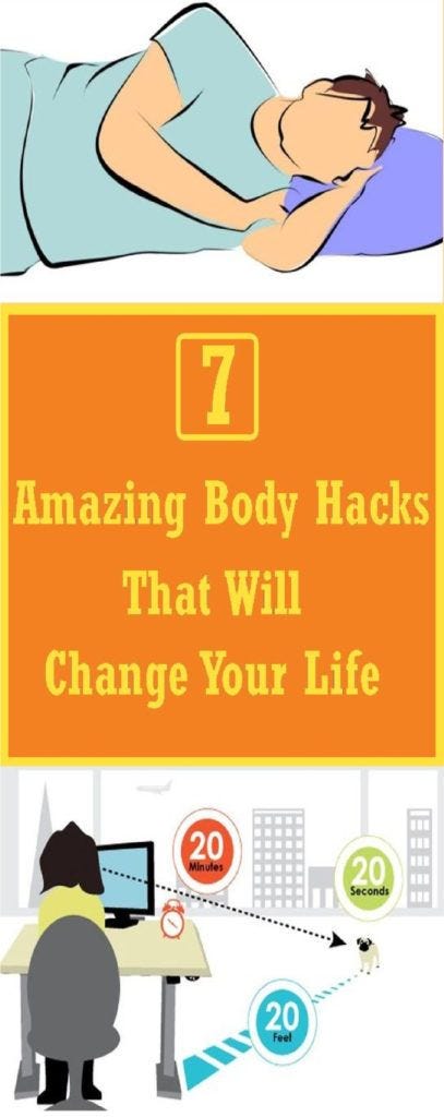 7 Amazing Body Hacks That Will Change Your Life - Rhomobcaura - Medium