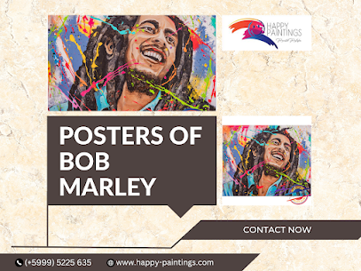 Expressing Artistic Diversity: Bob Marley Posters | by Happy-Paintings ...
