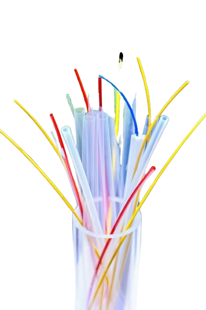 High-quality PTFE/FEP/PFA/PVDF flexible tubing: plain, colored, multi ...