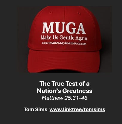 MUGA — The True Test of a Nation’s Greatness | by Tom Sims , Ongoing ...
