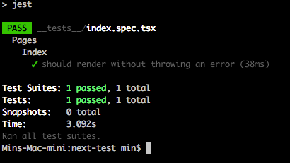 Unit test Next.js with Jest and Enzyme | by Min | Medium