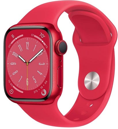 Unveiling the Apple Watch Series 8 [GPS 41mm] with (Product) RED ...