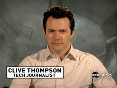 (2) Thu Sep 22. The world according to Clive Thompson | by Internet and ...