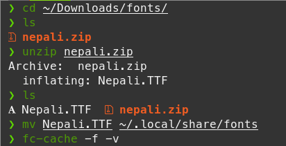 Installing Nepali or any other fonts in Linux - Shreewatsa Timalsena ...
