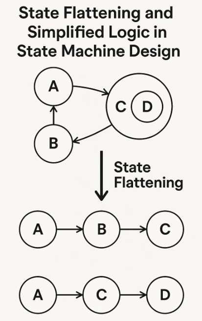 State Flattening and Simplified Logic in State Machine Design | by ...