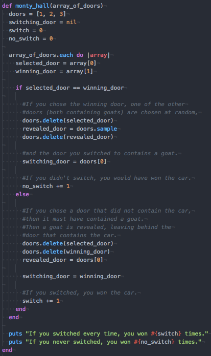 Bayes Theorem and Ruby: The Monty Hall Problem | by John Martinez | Medium