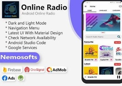 New Android Online Radio App Source Code.. | by asuni ola | Medium