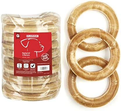 Classic Pet Products Classic For Dogs Rawhide Pressed Ring, 150 mm ...