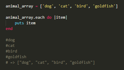 Ruby Iterators. Defining Each, Map, Select and Detect. | by Kristyn ...