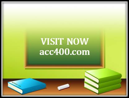 ACC 400 Successful Learning/acc400.com | by arjuntendulkar55 | Medium