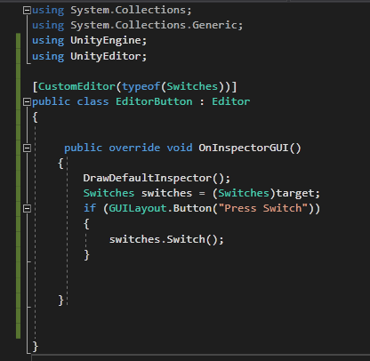 VR and Custom Unity Inspector Buttons | by Austin Mackrell | Medium