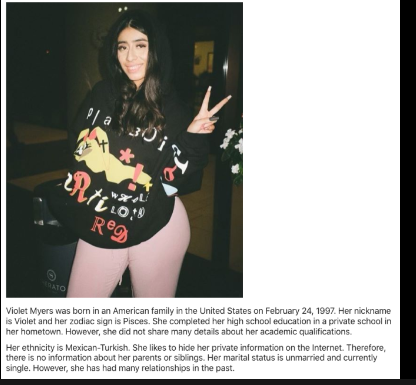 Tragedy Strikes as False News of Violet Myers’ Passing Circulates | by ...
