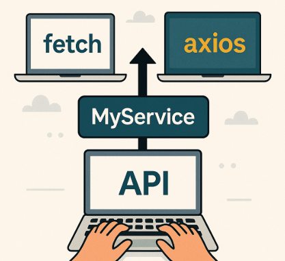 ¿Fetch o Axios? Da igual, si abstraes bien tu lógica de comunicación ...