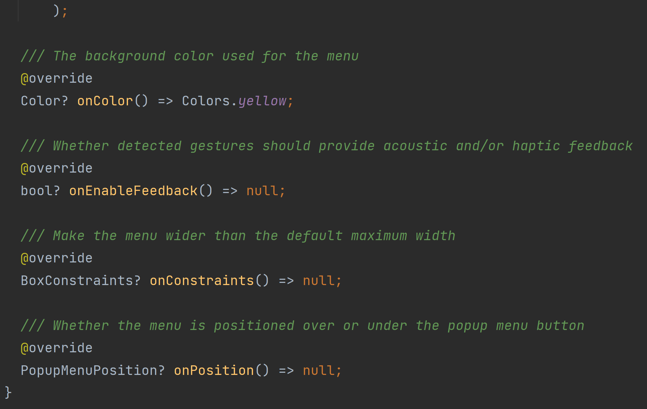 Cách tùy chỉnh màu sắc background menu Android popup menu background color programmatically ...
