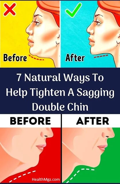 7 Natural Ways To Help Tighten A Sagging Double Chin | by Emily Blunt ...