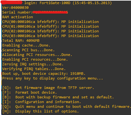 How to Reset a fortigate firewall if I don’t have it’s password and if ...