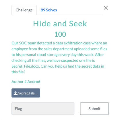 CyberGon CTF 2023 — Hide and Seek | by Kitton | Aug, 2023 | Medium