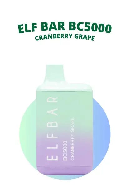 Elf Bar 5000 Cranberry Grape - Fly high Smoke Shop - Medium
