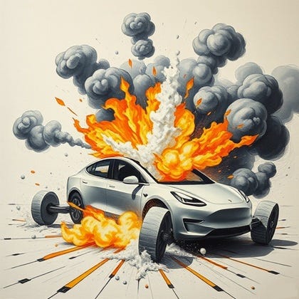 Explosive Incident: Tesla Cybertruck Explosion Claims One Death and ...