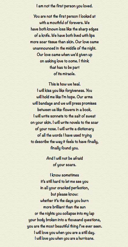 The Most Beautiful Person In The World Poem