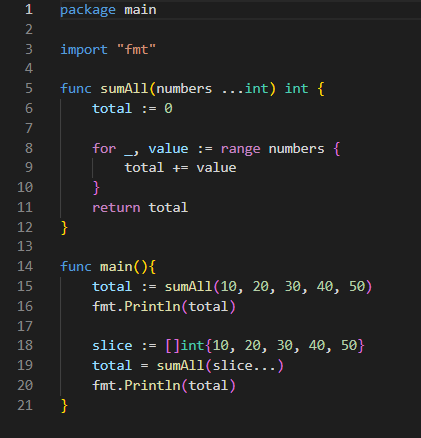 Go-Lang 13 — Variadic Function - Artadina Septiani - Medium