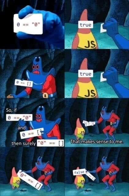 Coercion in JavaScript. I have seen this meme on facebook so… | by ...