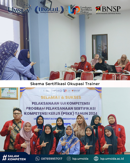 LSP Umsida Sukses Realisasikan Program Sertifikasi Kompetensi Kerja (PSKK)Skema Trainer | by LSP ...