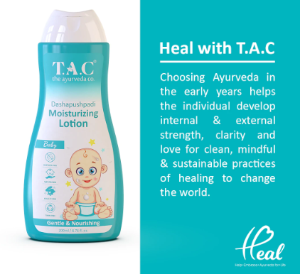 Dashapushpadi Moisturizing Ayurvedic Baby Lotion for Skin Care | TAC ...