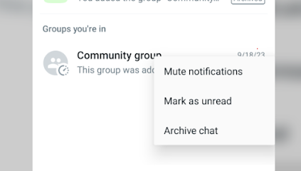 Archive community group chats; Latest update by WhatsApp | by San Kumar ...