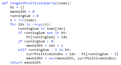 Longest subarray with positive-sum in linear time | by Akash Pawar | Medium