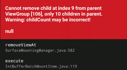 React Native: [Issue Resolved] Cannot Remove Child at Index X from Parent | by Master Dodo ...