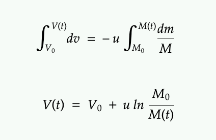 Rocket equation. Rocket equation is a straight-forward… | by Ashok | Medium
