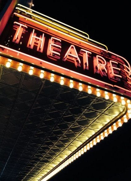 Positive Movie Theater Sign
