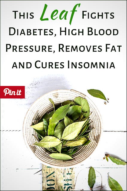 This Leaf Fights Diabetes, High Blood Pressure, Removes Fat And Cures ...