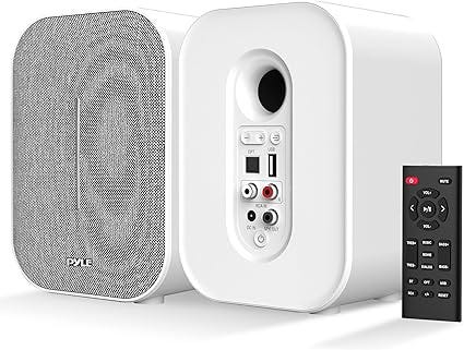 Unveiling the Sonic Excellence of PyleUSA Desktop Bluetooth Bookshelf ...