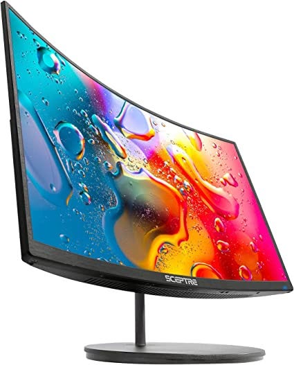 Sceptre Curved 27(inches) 75Hz LED Monitor HDMI VGA Build-In Speakers ...