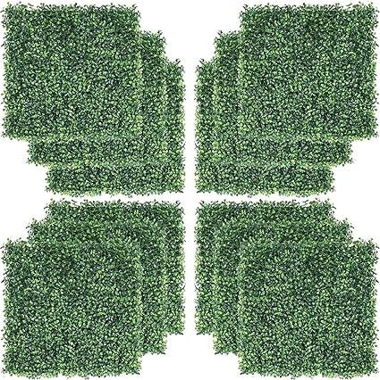 Floralcraft® 50cm x 50cm Artificial Leaves Boxwood Hedge Tile (Set of ...