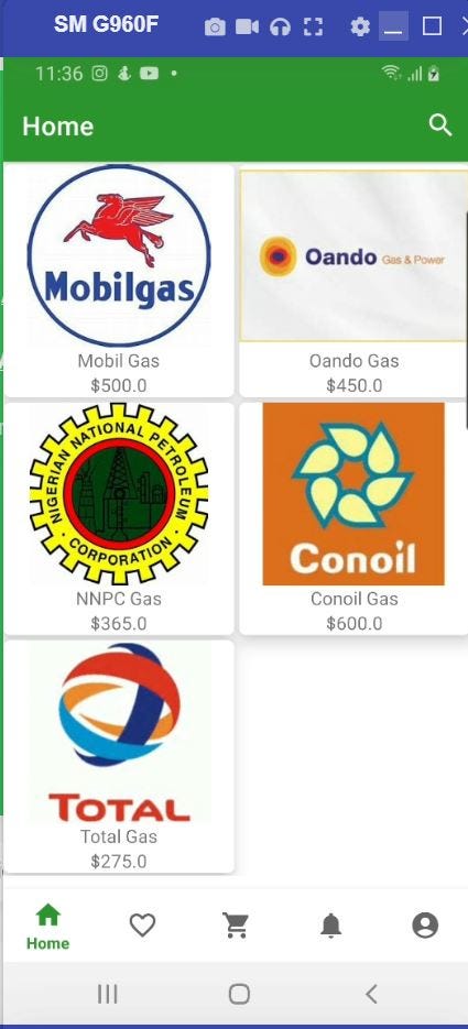 Mobile Gas Delivery (MGD) App. Gas-On-The-Go | by Ita Utibeabasi ...
