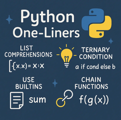 10 Python One-Liners That Save Me Hours Every Week | by CodeWithRasba | Aug, 2025 | Medium