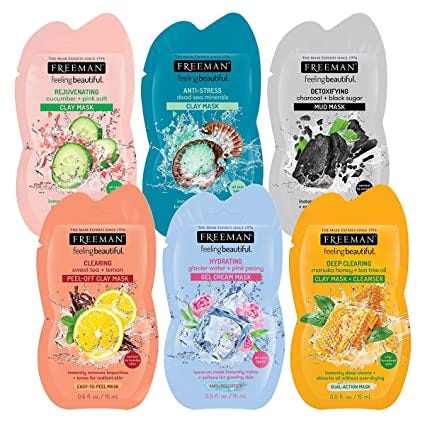 Facial Mask Variety Pack: Oil Absorbing and Anti Stress Clay ...