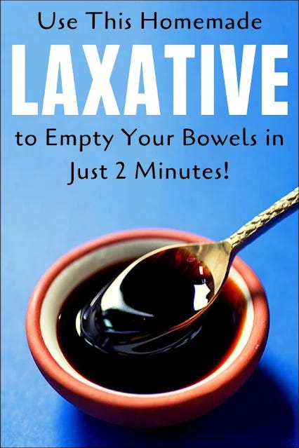 Natural Laxative Recipe: Consume This And You’ll Empty Your Bowels ...