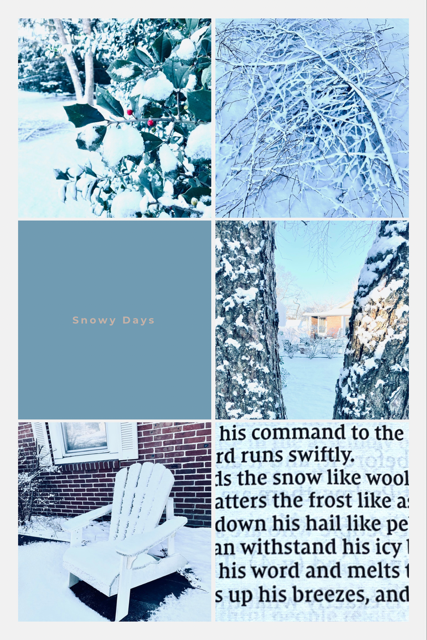 Bible Verses For Snowy Days. Psalm 147:16 He spreads the snow like ...