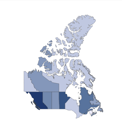 How to create a choropleth Map or a Geographic HeatMap in React | by Rajesh Sharma | Medium