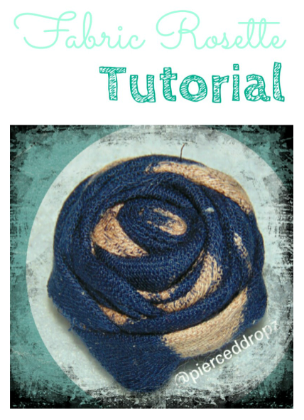 Fabric Rosette: Tutorial. This fabric rosette tutorial you will… | by ...