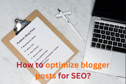 How to optimize a blogger posts for SEO | by Mubashar Ali | Medium