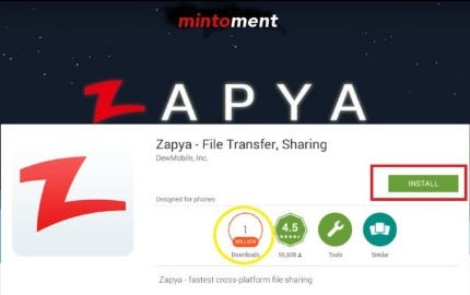 Zapya — A Must to Manage Files On Android | by Lalli Kapanen | Medium