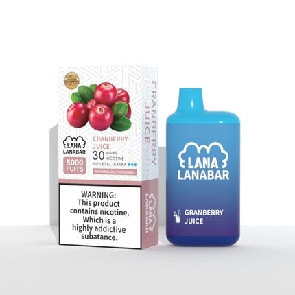 Lana bar 5000 disposable vape super mint flavor - lanavape.com - Medium